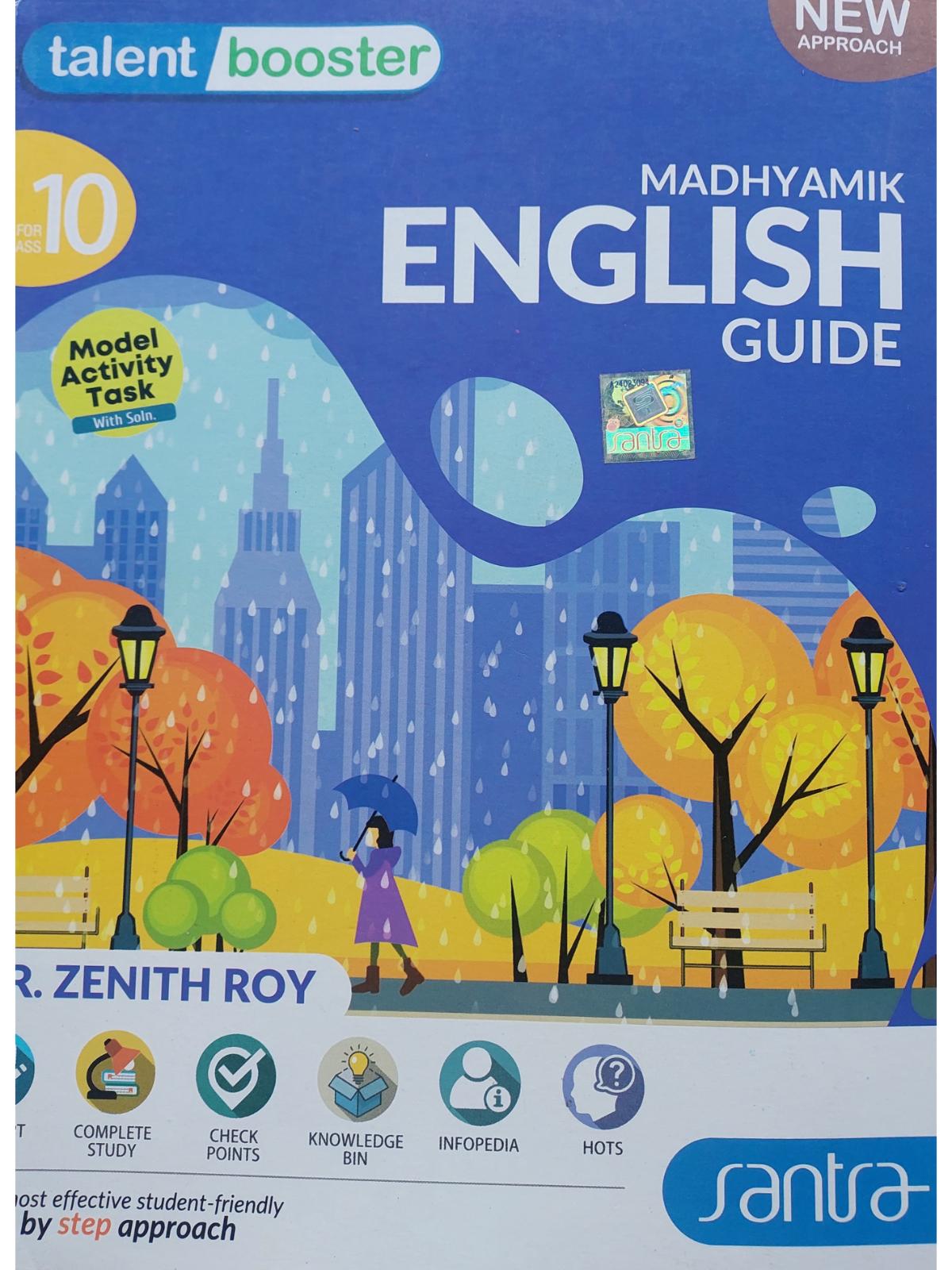 Talent Booster Madhyamik English Guide Class 10 | Santra Publication